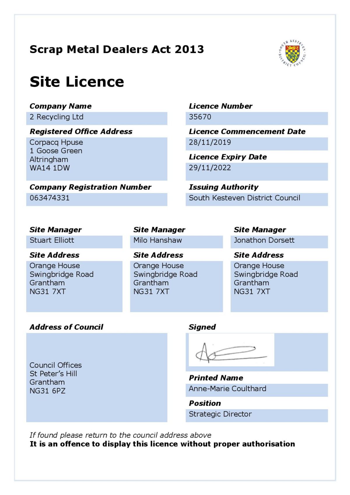 Downloads | 2 Recycling Ltd
