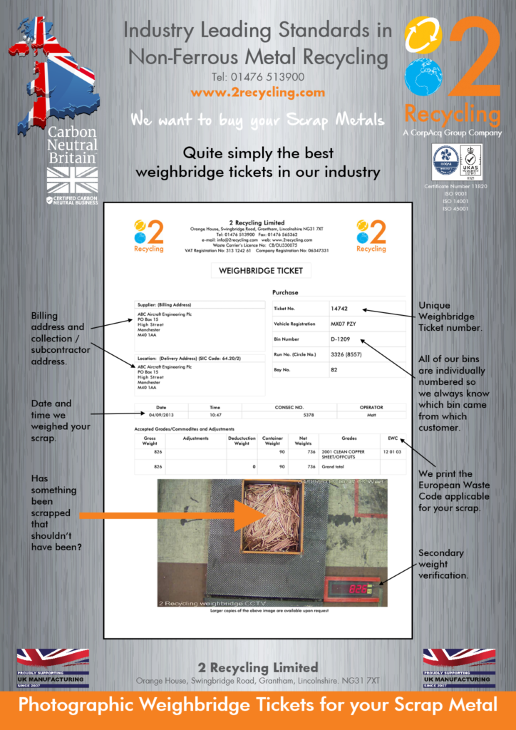 2 Recycling Ltd | Scrap Metal at its most professional